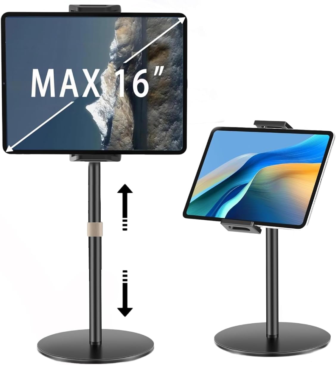 Amazon.com: LISEN Tablet Stand for iPad Stand Desk, Foldable iPad ...