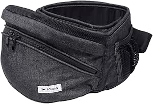 Amazon.co.jp: POLBAN BASIC ポルバンベーシック ヒップシート 抱っこ紐 デニムブラック : ベビー＆マタニティ