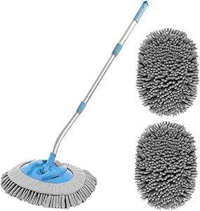 Amazon.com: NATTCO Car Washing Kit Universal Bend Chenille Car Wash ...