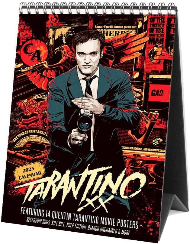 Tallenge - Quentin Tarantino Movie Calendar -2025 Wall Calendar ...