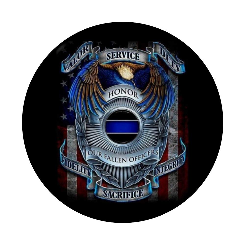 Fallen Officer Badge Cover