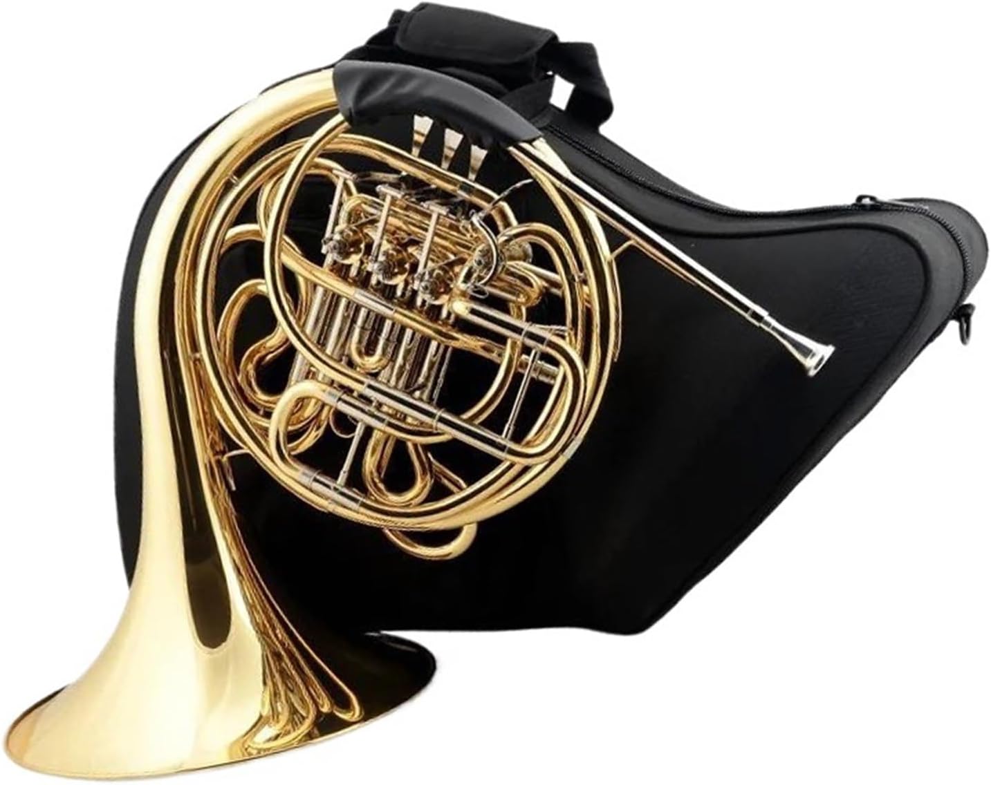 French Horn Instrument French Horn Double 4 Keys F Bb Tuning Brass ...