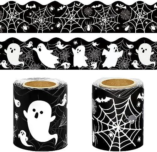 Amazon.com: Whaline 69Ft Halloween Bulletin Board Borders Pumpkin Bat ...