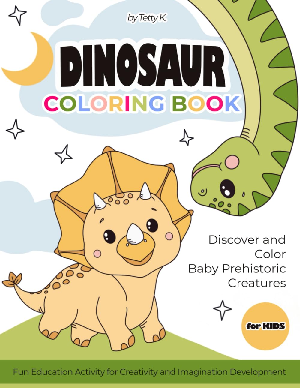 Amazon.com: Dinosaur Coloring Book for Kids: Discover and Color ...