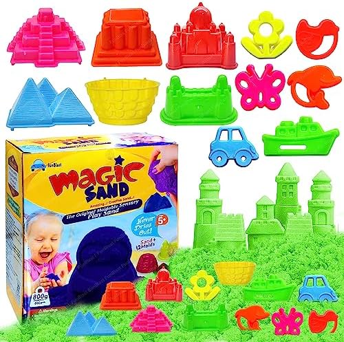 Buy FunBlast Creative Sand for Kids with Mould – Natural Kinetic Sand ...