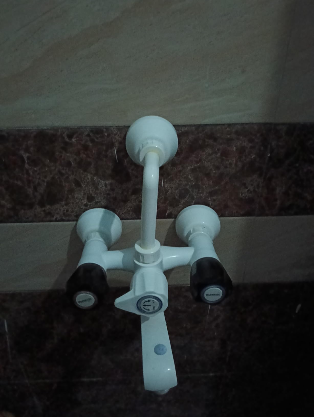 WATERTEC Pvc Polished Wall Mixer Water Tap ( White ) : Amazon.in: Home ...