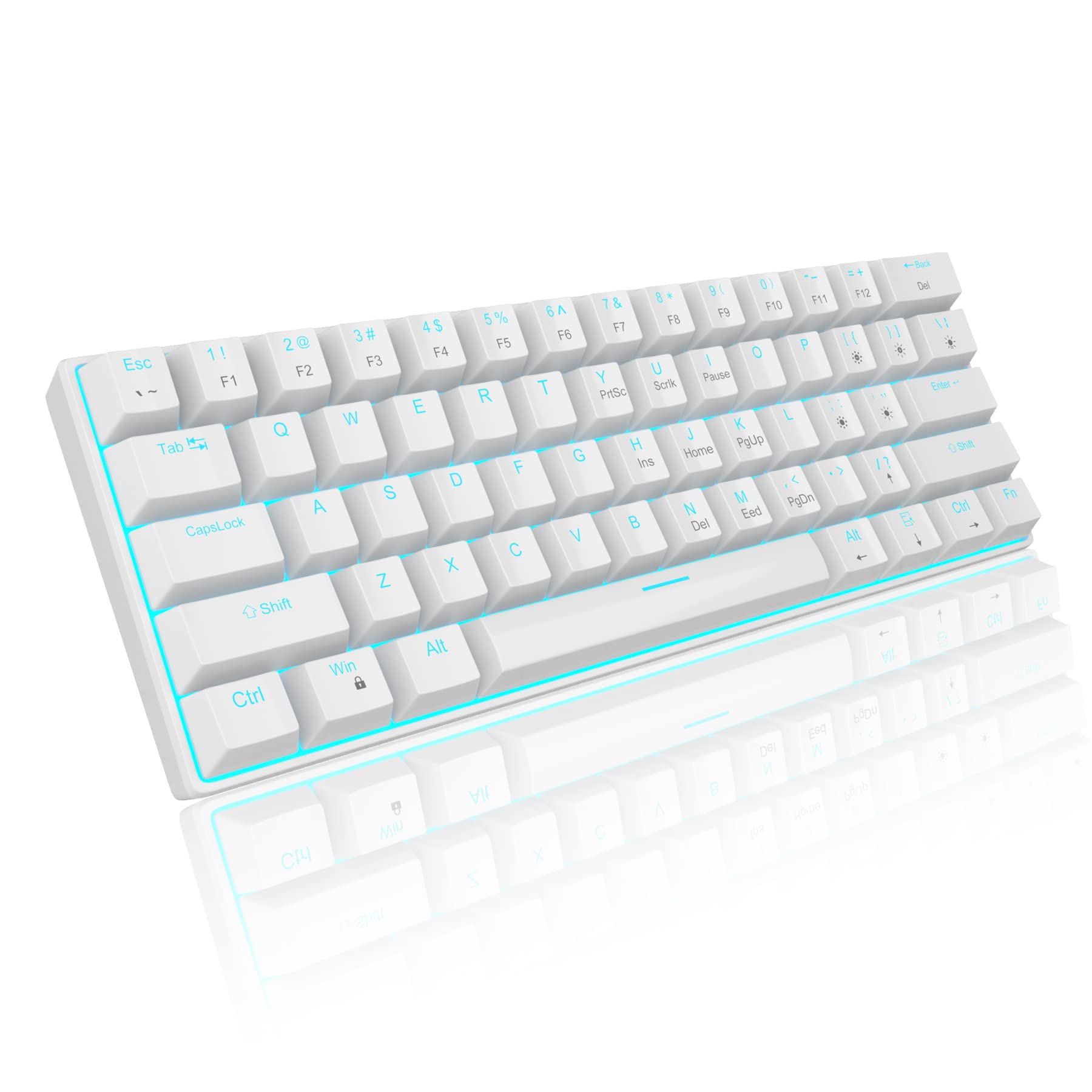 60% Mechanical Keyboard,MageGee Gaming Keyboard with Red Switches and ...