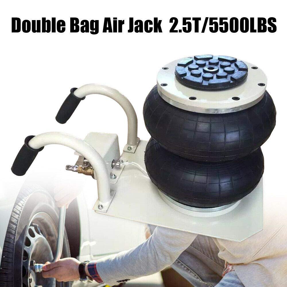 Buy DONNGYZ Pneumatic Jack 2.5 Ton Double Bag Air Jack Lifting Height ...