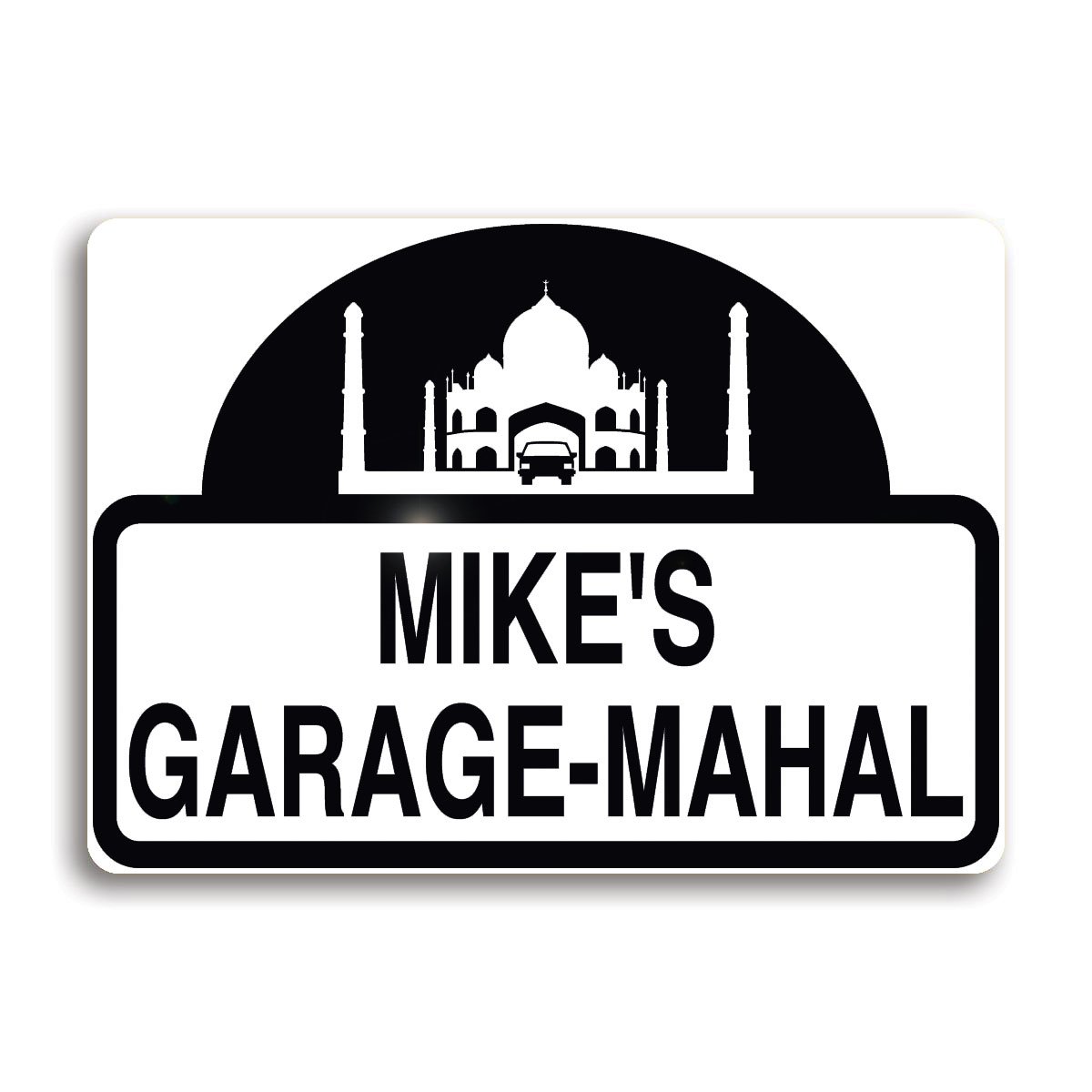 Amazon.com: Garage-Mahal sign, personalized just for you, or your ...