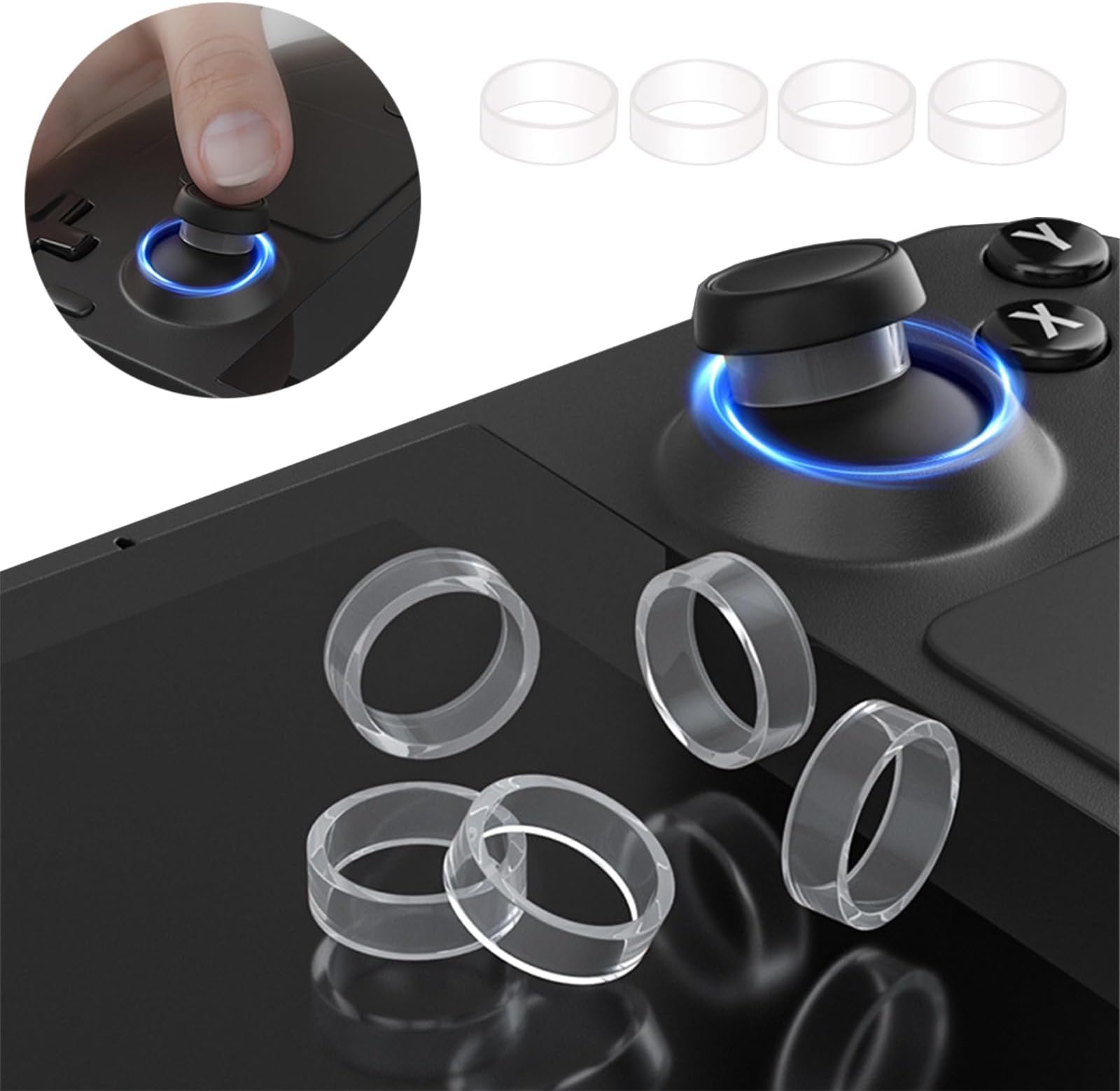 Amazon.com: TALONGAMES Joystick Protectors Compatible with Steam Deck ...
