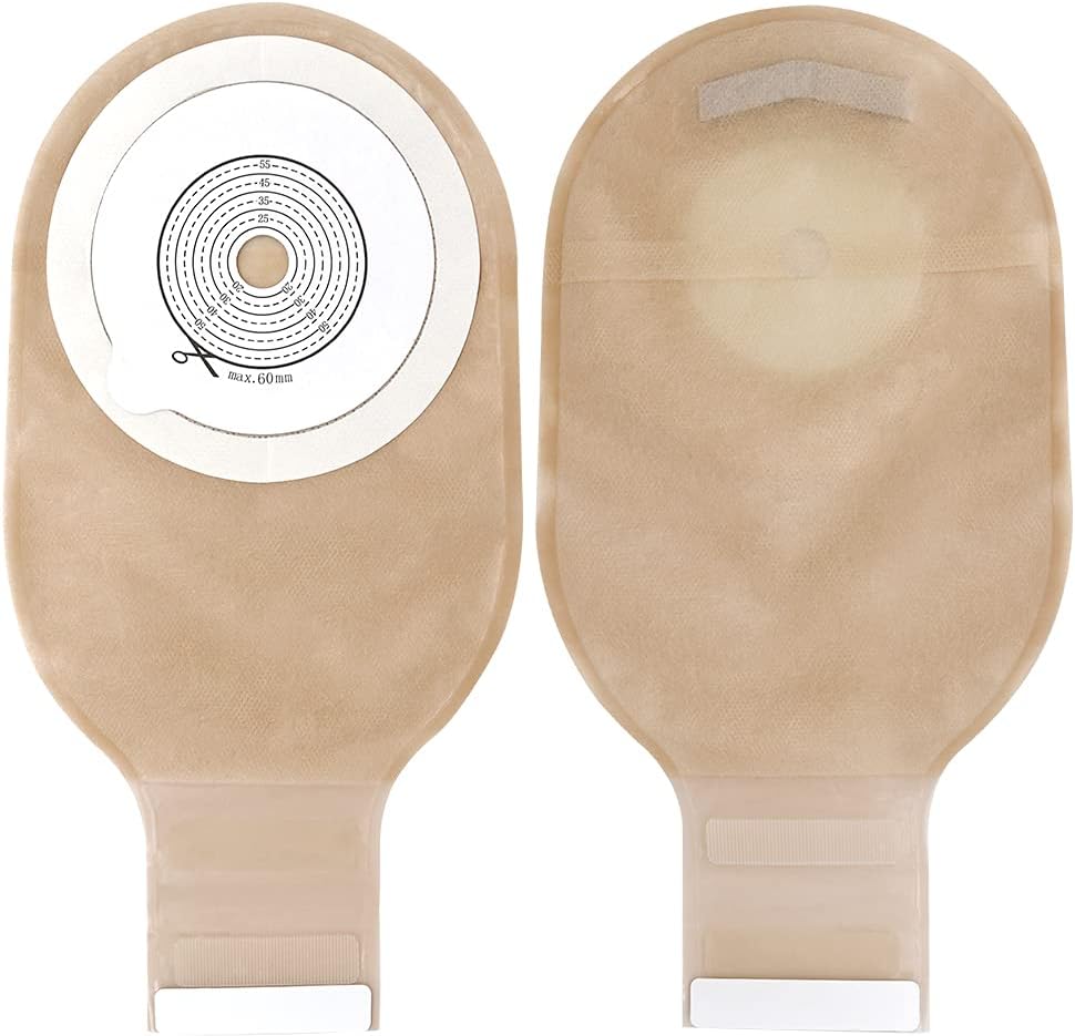 Amazon.com: LotFancy Colostomy Bags, 10Pcs One Piece Drainable Pouches ...