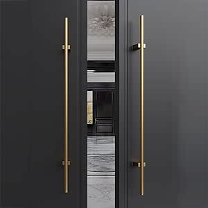 Puxador de porta de design contemporâneo, puxadores de porta de vidro ...
