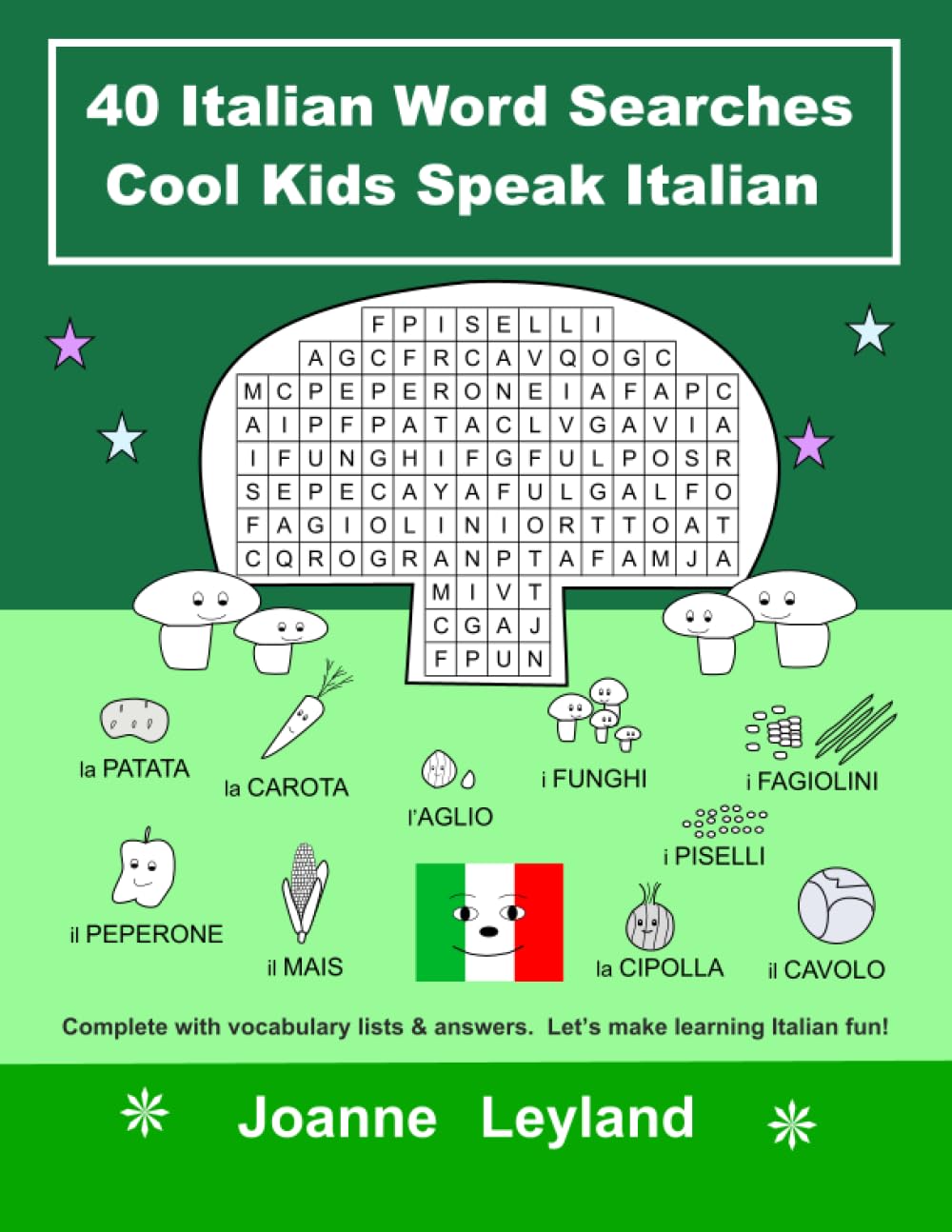 40 Italian Word Searches Cool Kids Speak Italian: Complete with ...