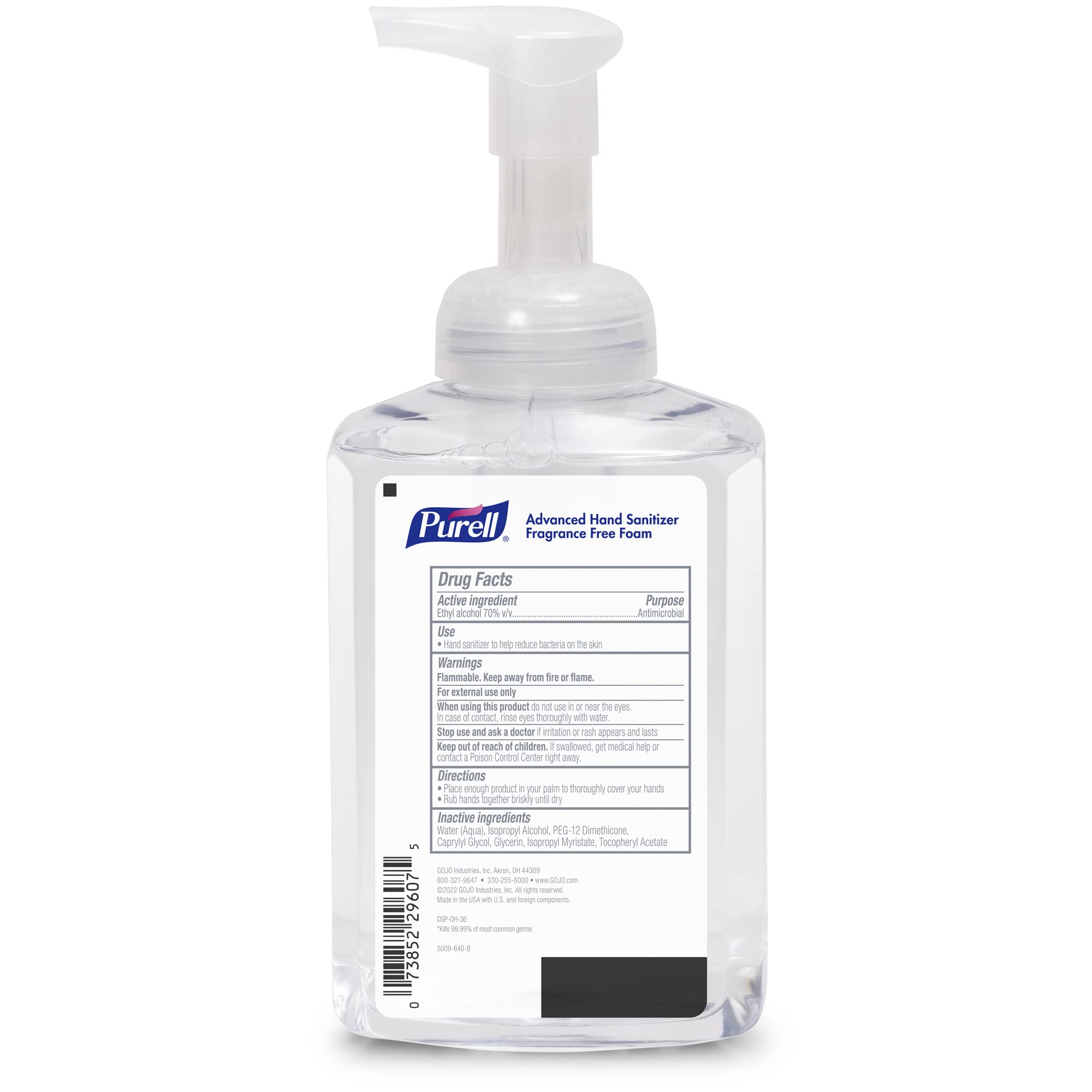 Foaming Hand Soap PURELL Gentle & Free Foam Hand Soap 4-Pack ...