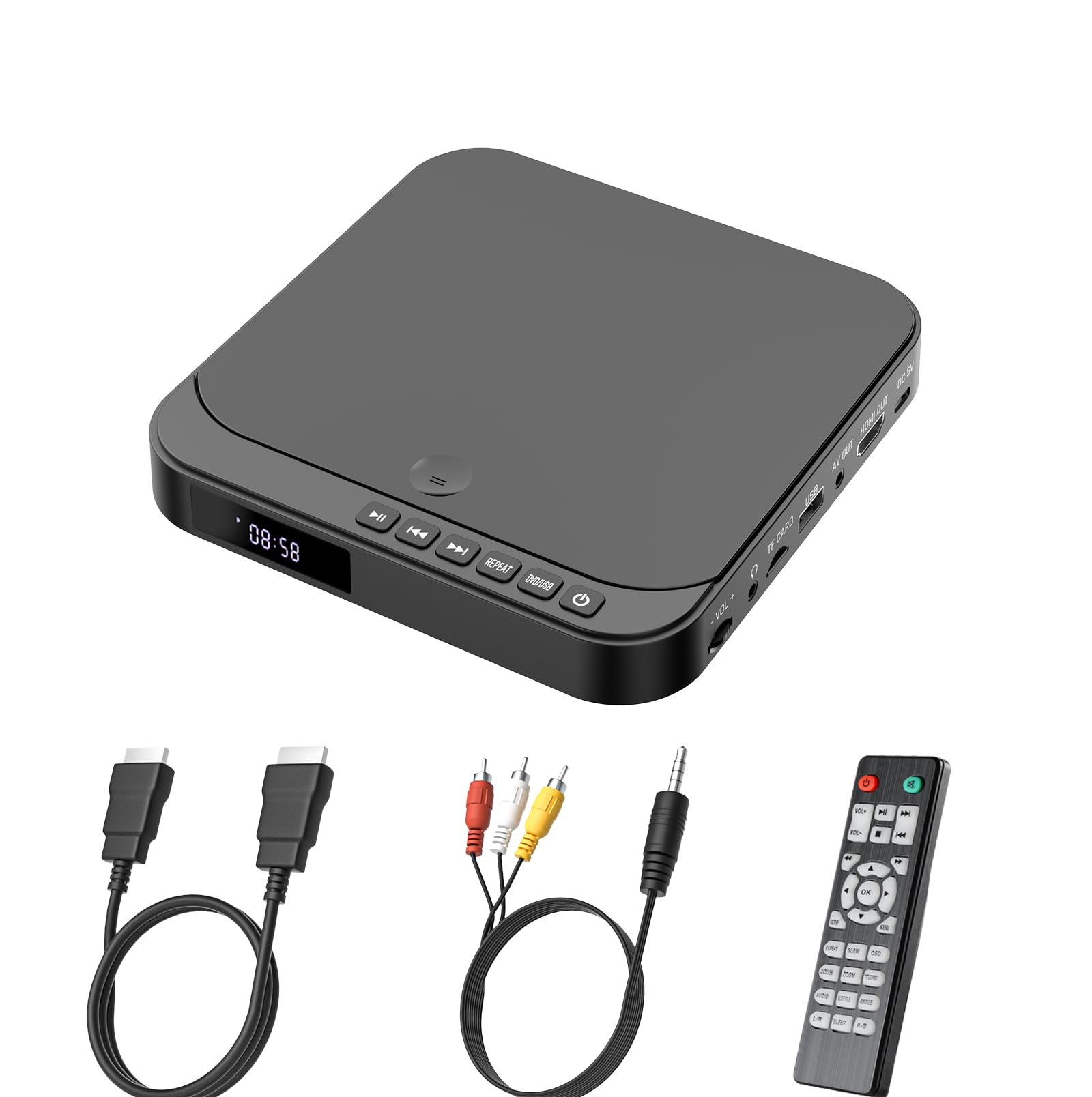 Amazon.com: DVD Players for TV with HDMI - DESOBRY Mini DVD Player for ...