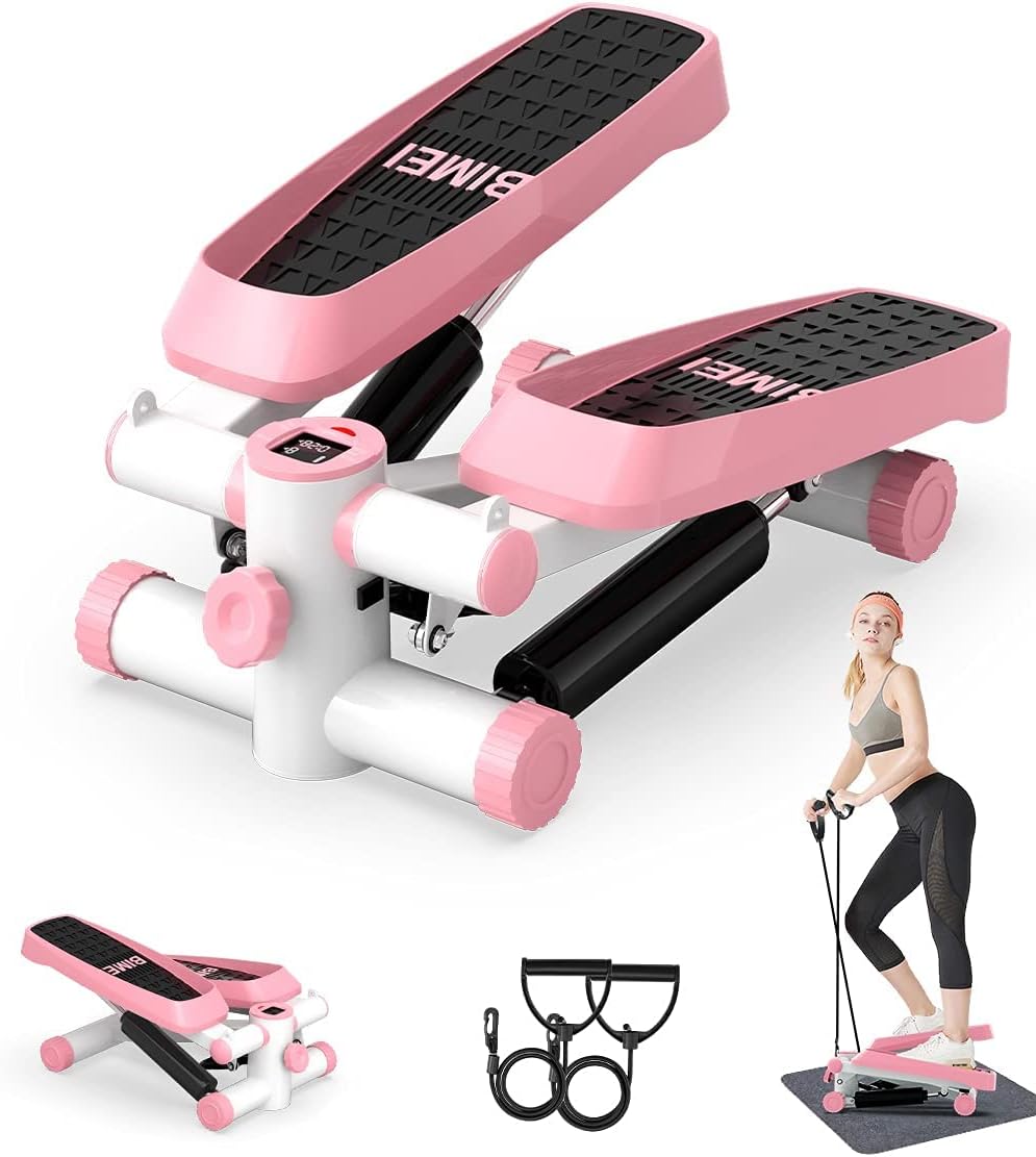 Steppers for Exercise, Mini Stepper with LCD Monitor, Quiet Fitness ...