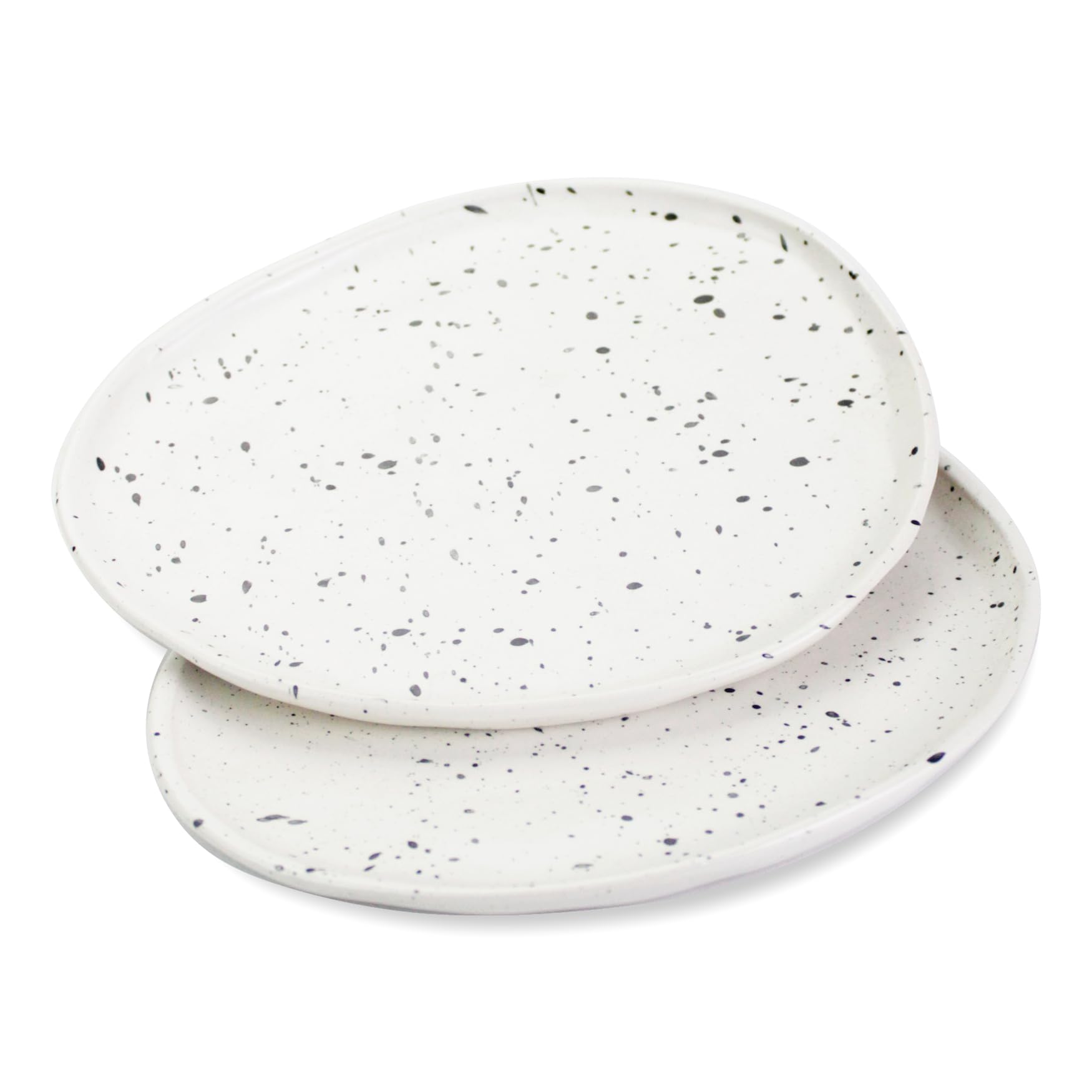 Amazon.com | roro Handmade 6.5-Inch Ceramic Appetizer Plates, Set of 2 ...