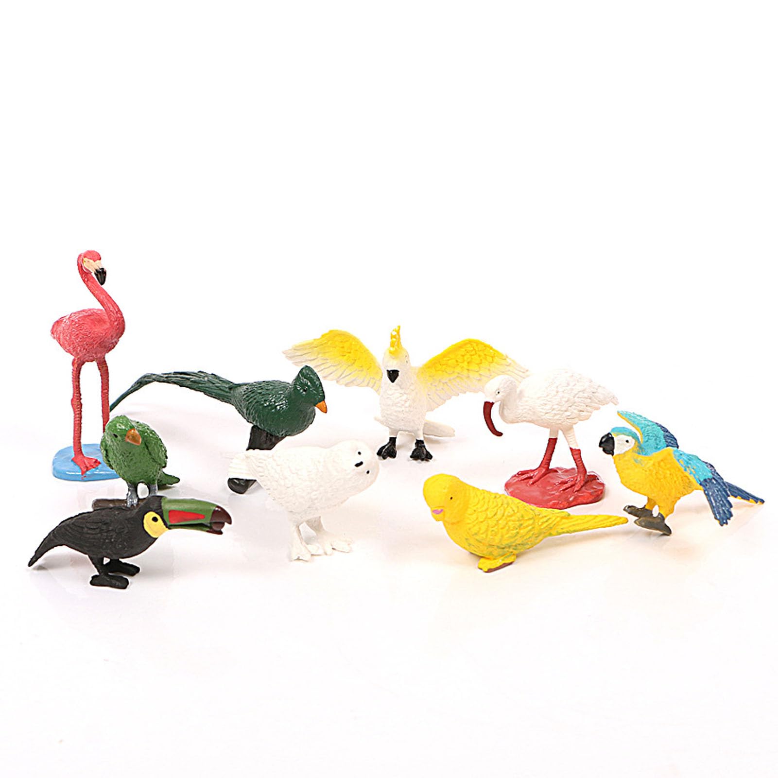 Realistic Bird Figurines Two Mid Century Bird Figurines • Ceramic