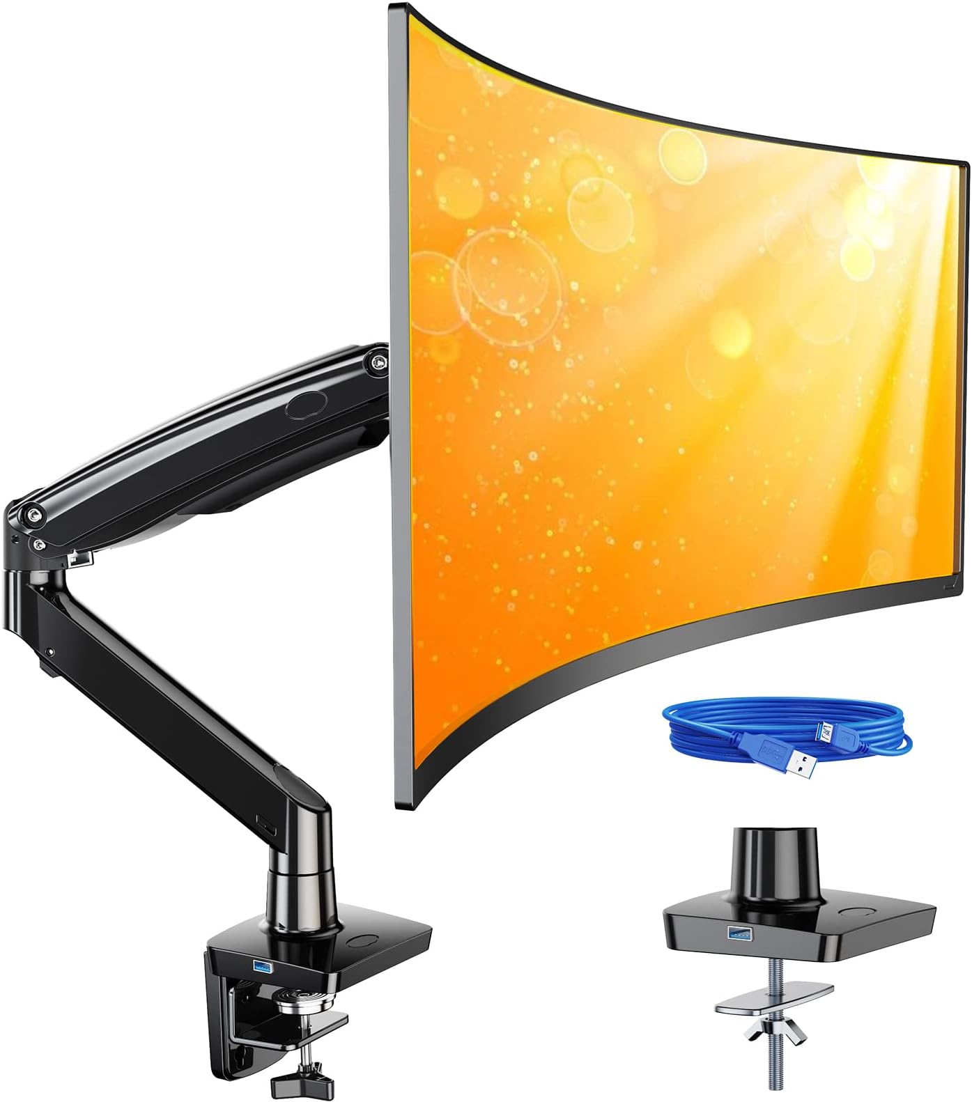 Amazon.com: ErGear Monitor Mount for 15-32" Flat/Curved Monitors, Full ...