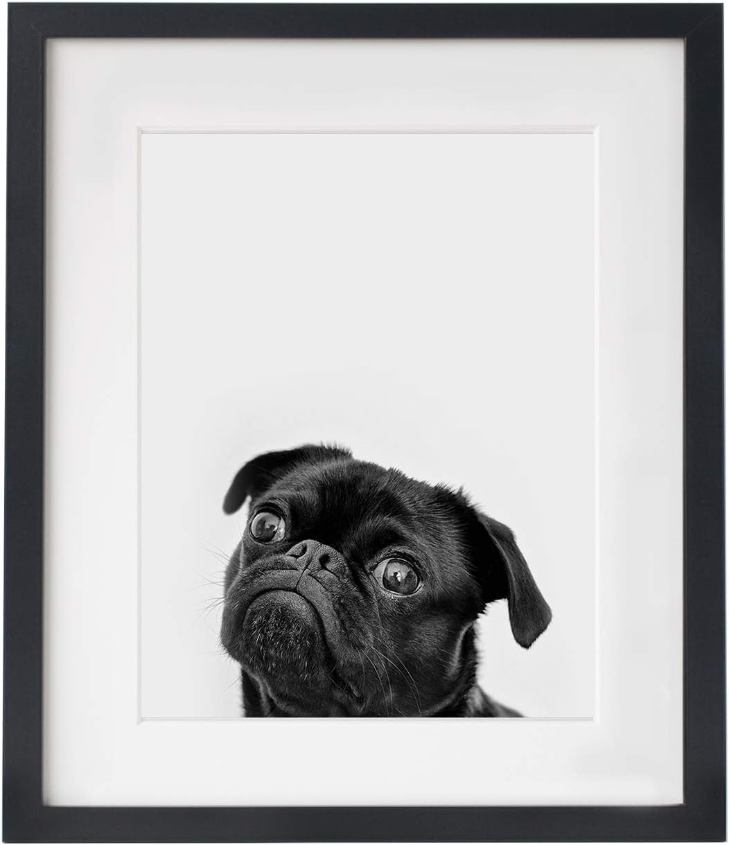 Amazon.com: Artsy Pug - Wall Decor Poster Print - Modern Dog Animals ...