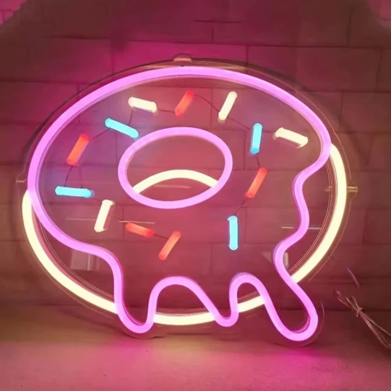 Neonium Donuts Led Neon Sign Custom Eat Led Lights Cartoon Multicolored ...