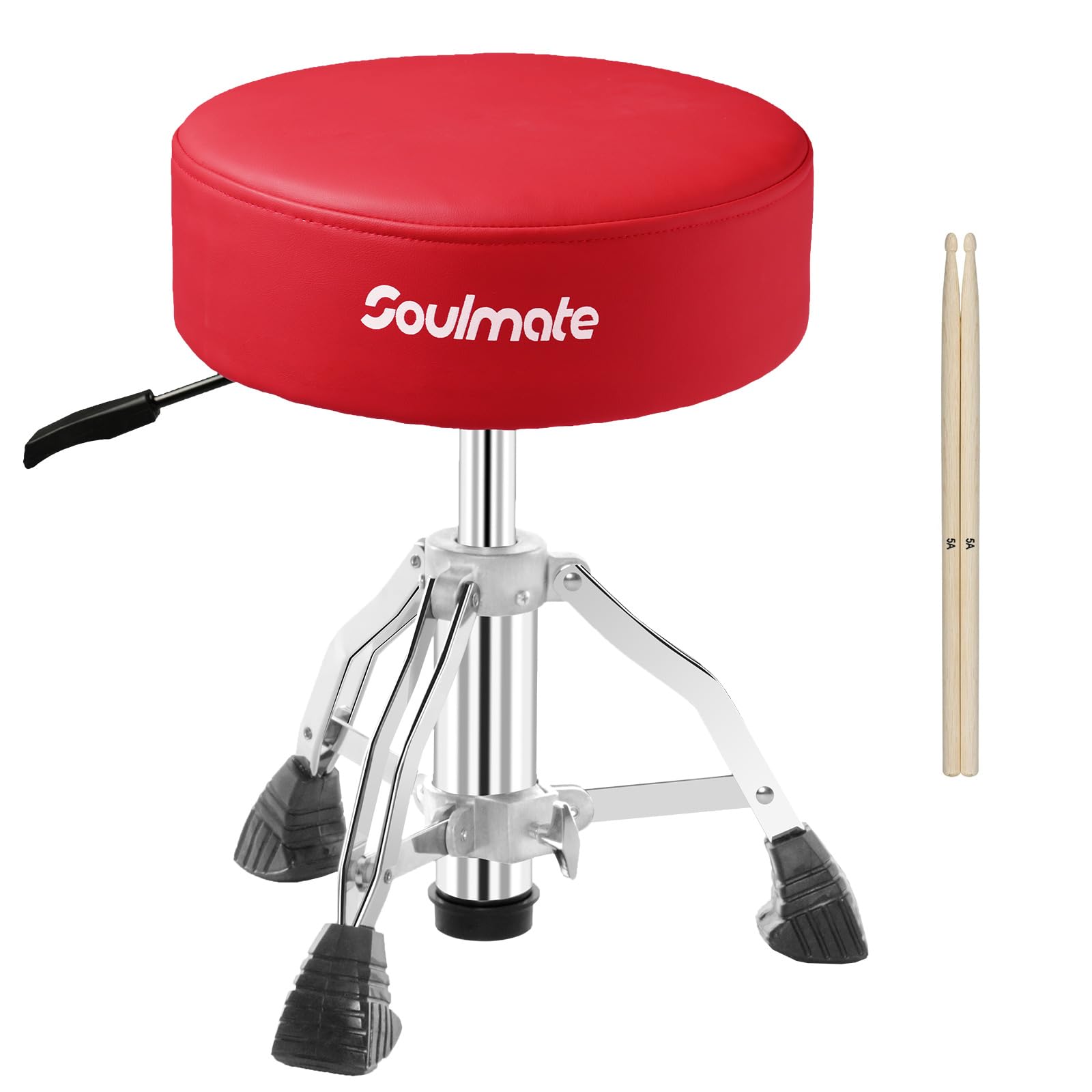 Snapklik.com : Soulmate Drum Throne HydraulicDrum Stool, Removable Drum Seat Drum Adjustable ...