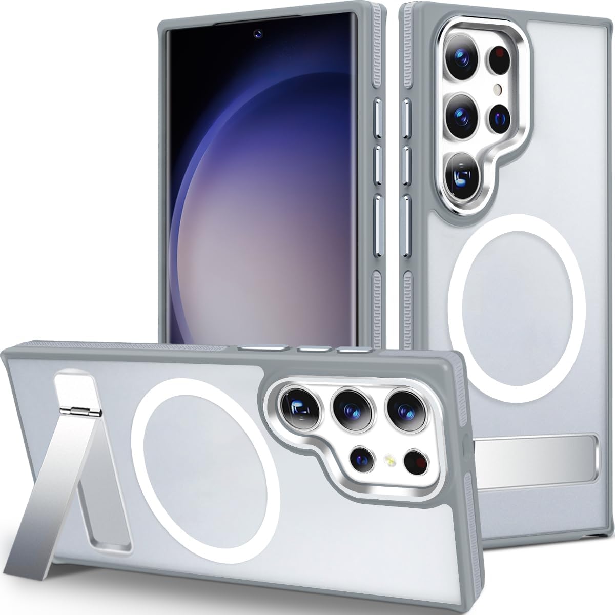 Amazon.com: MALEWOLF Magnetic Case for Samsung Galaxy S23 Ultra, Anti ...