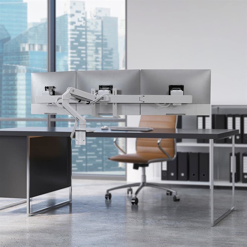 Ergotron HX Triple Monitor Bow Kit - Mounting component (handle, 3 ...