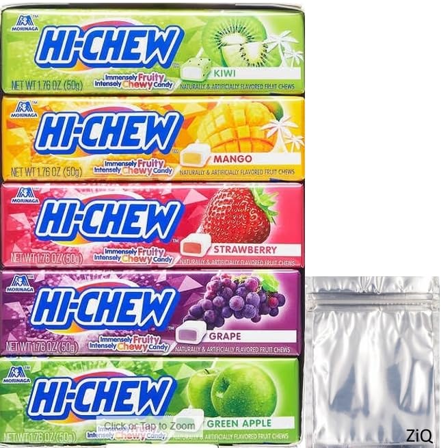 Amazon.com : Hi-Chew Sticks Chewy Fruit Candies Variety Pack (Kiwi ...
