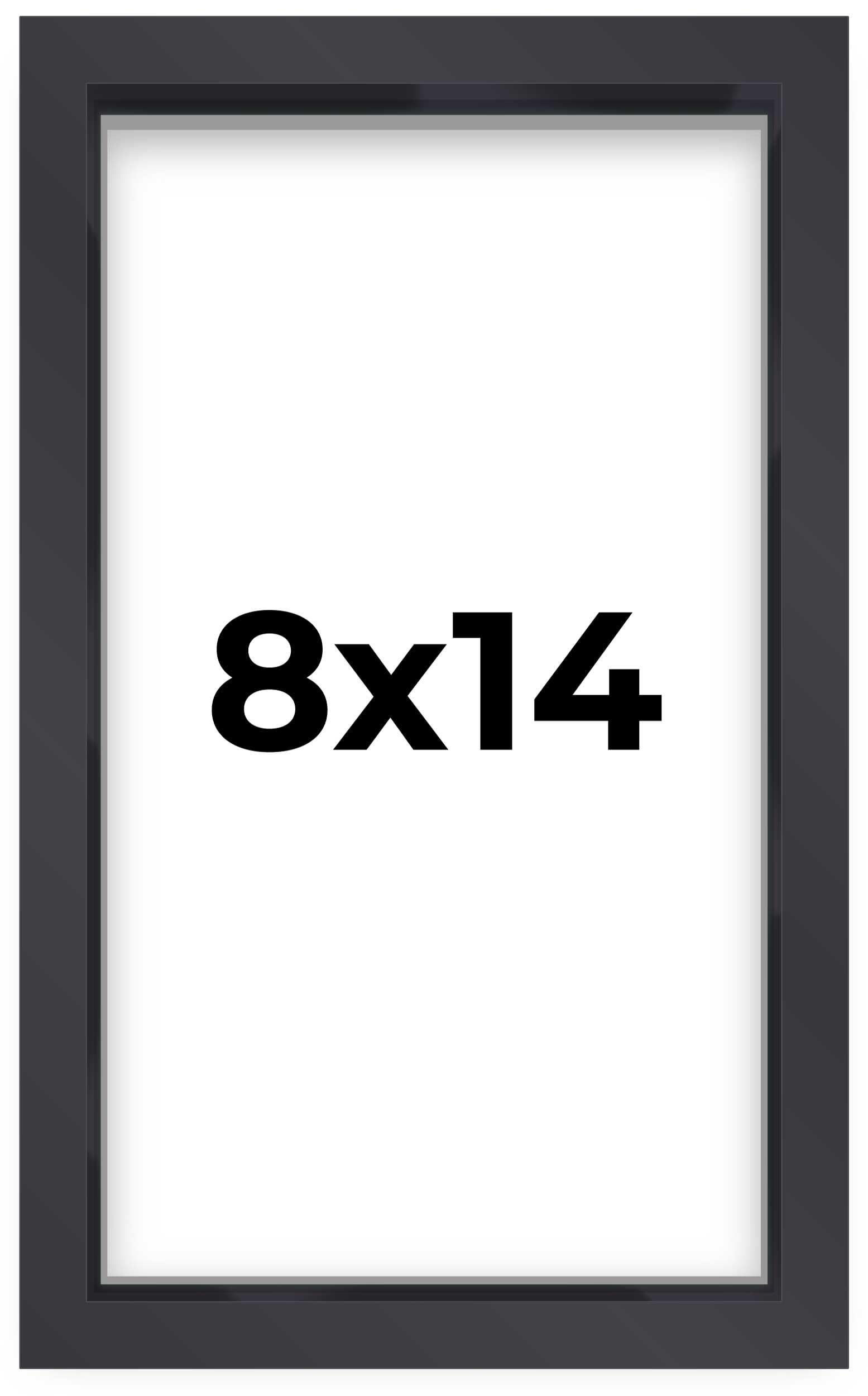 Amazon.com - 8x14 Shadow Box Frame Contemporary Black Finish | 3/4 ...