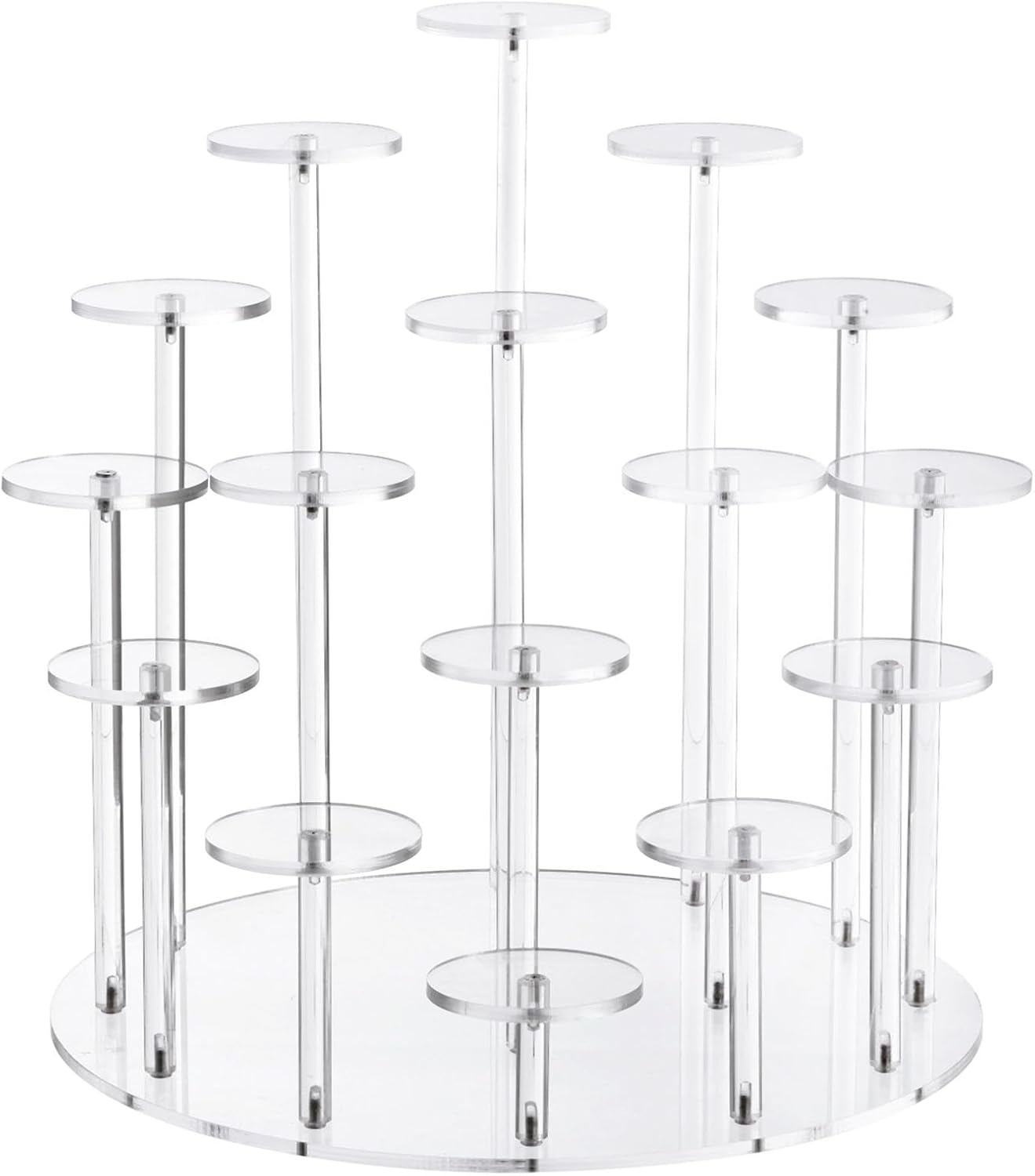 Amazon.com | uxcell Acrylic Cupcake Stand, Transparent Cupcake Display ...