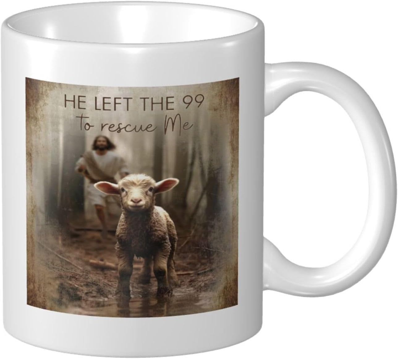 Amazon.com: Christian Coffee Mugs Jesus And Lamb Coffee Mugs Jesus ...