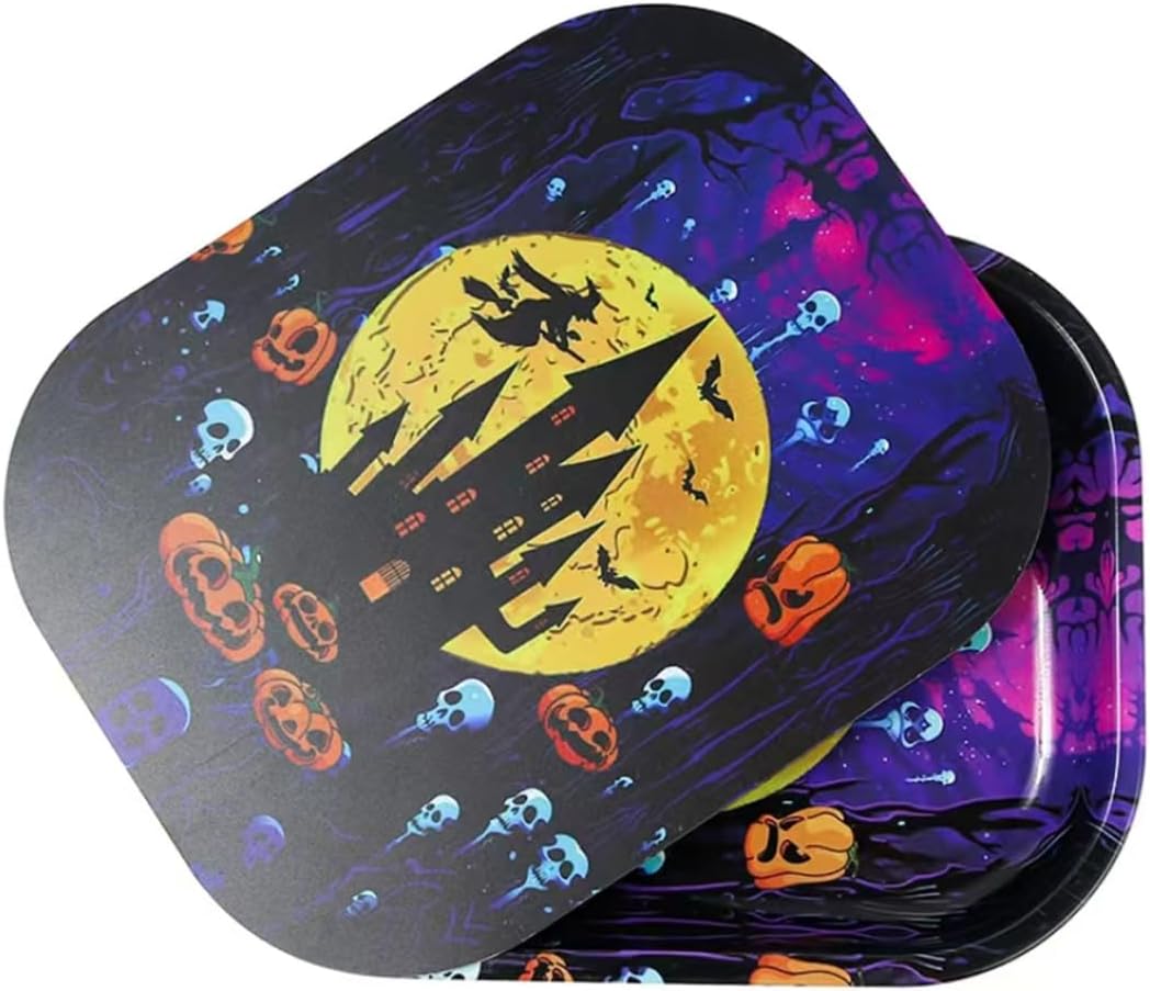 Amazon.com: FANVANAI Metal Tray with Soft PVC Magnetic Lid Small Cute ...