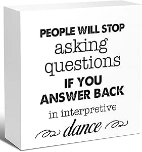 Amazon.com: LVQHI Inspirational Wood Block Signs,People Will Stop ...