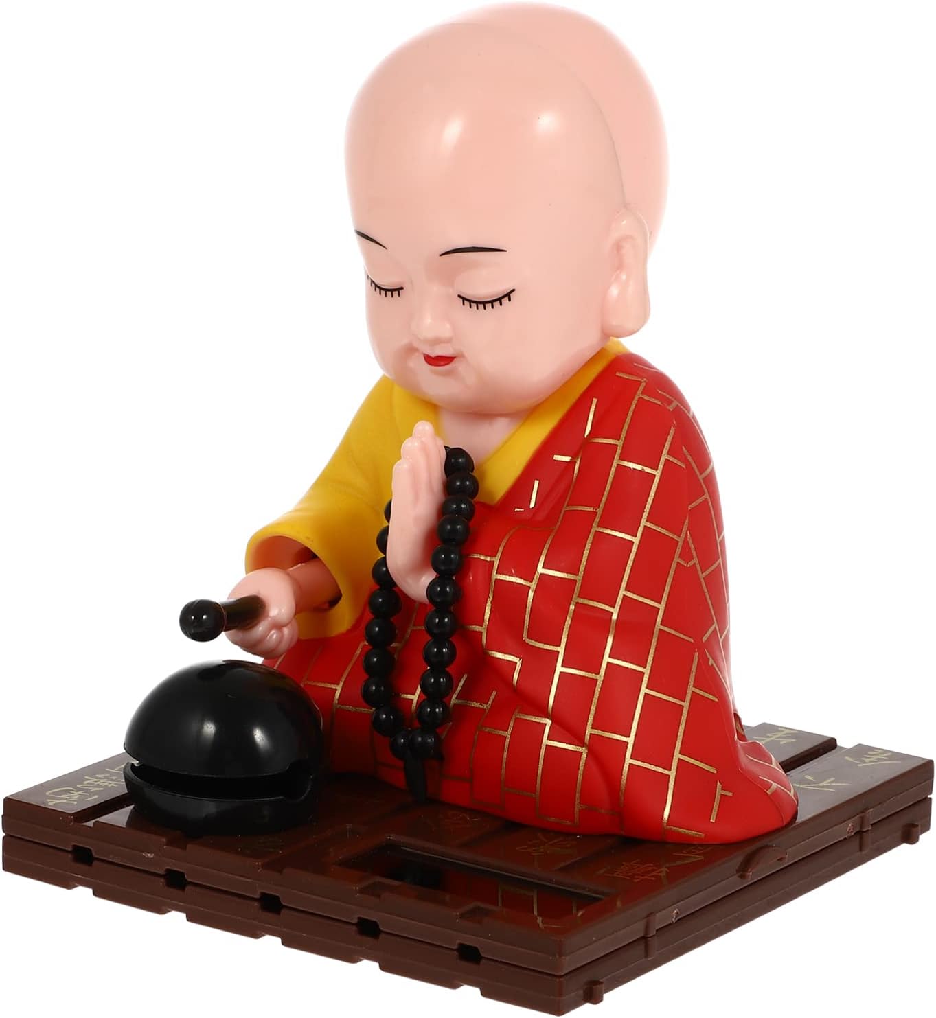 Amazon.com: BESPORTBLE Solar-Powered Zen Monk Bobble Head Car Decor ...