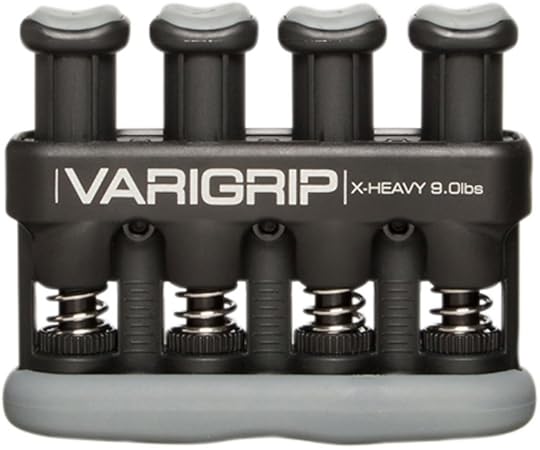 Amazon.com: Cando Fitness Gym Varigrip Hand Exerciser Black, xHeavy ...