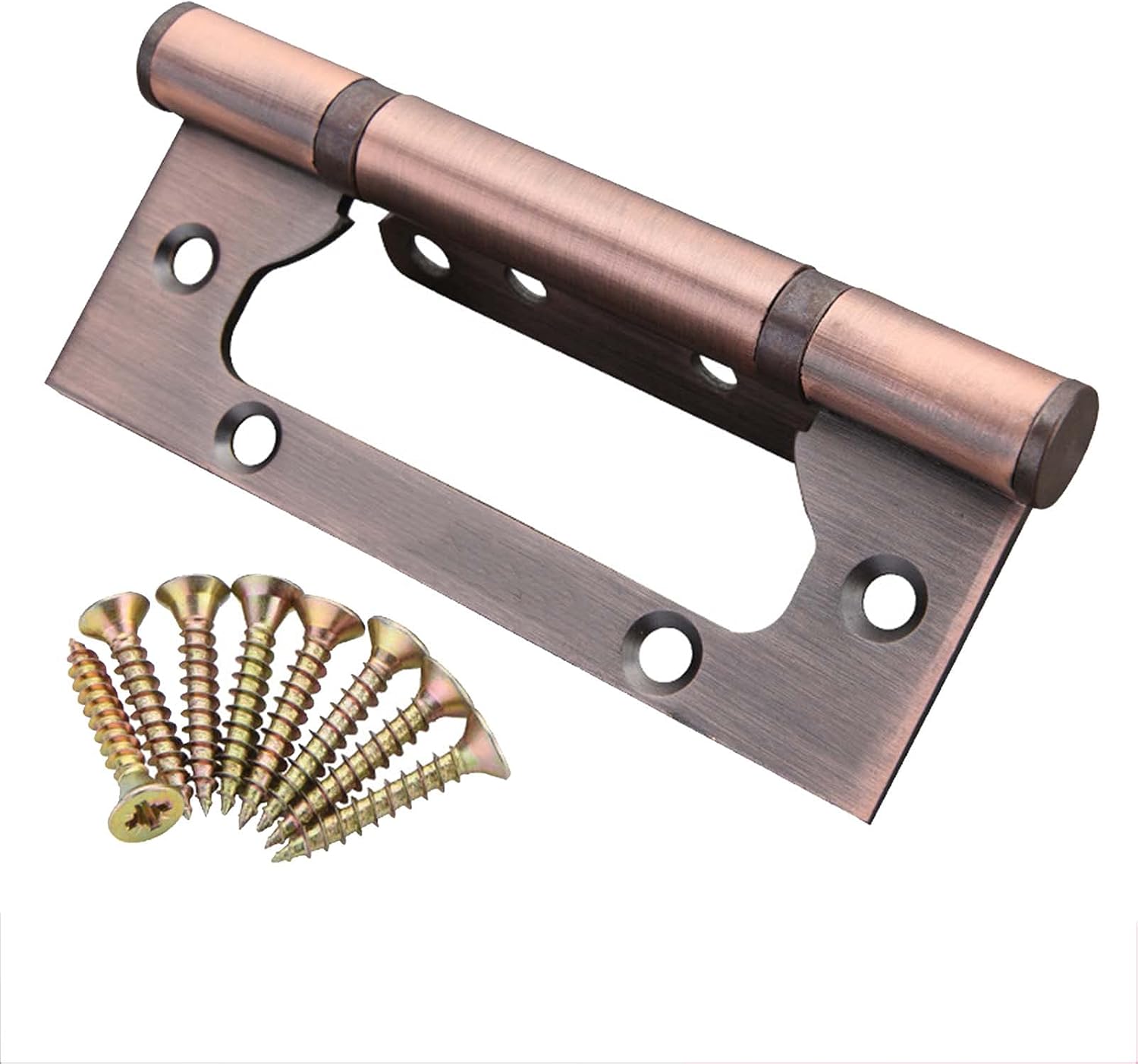 6Pcs Brass Flush Hinge, Home Door Hinges 304 Stainless Steel, Ball ...