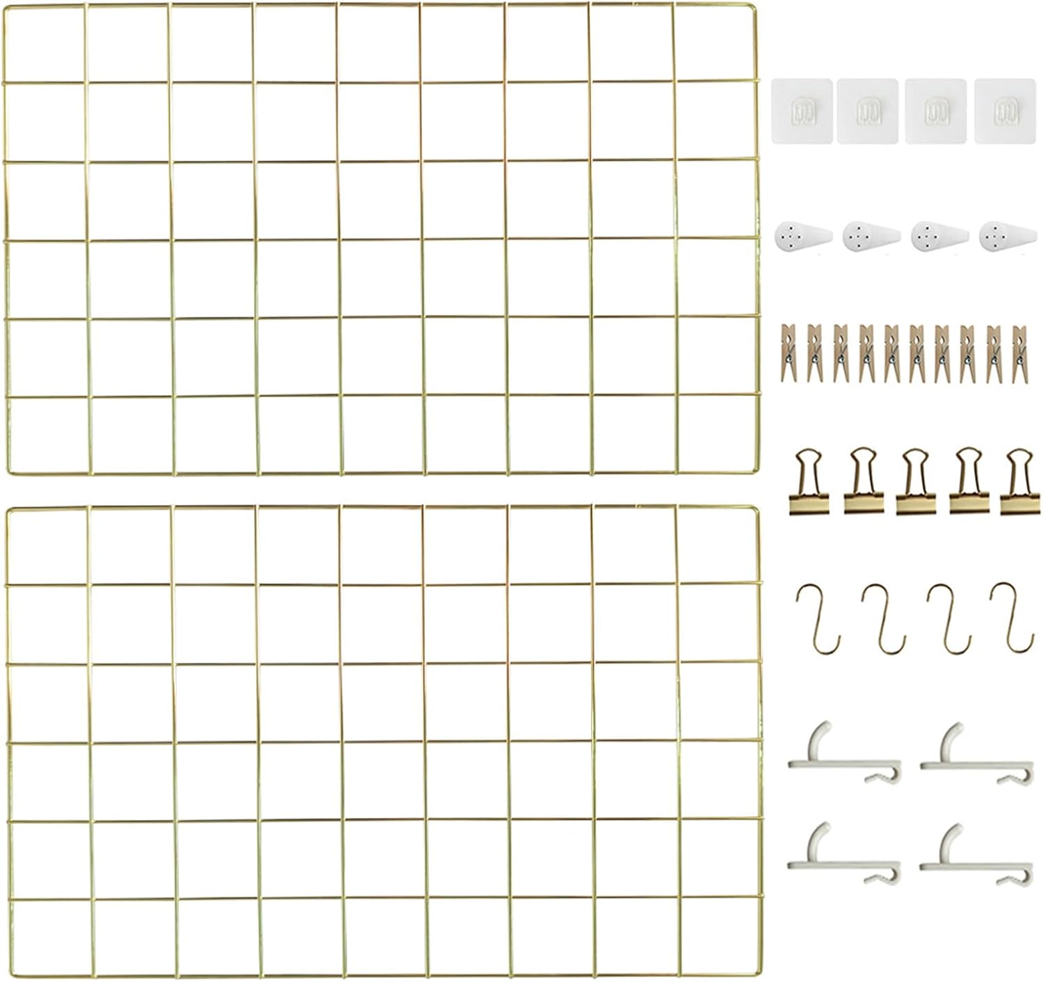 Amazon.com : CIKLCIX Metal Grid Wall Panel, Wire Grid Photo Display ...