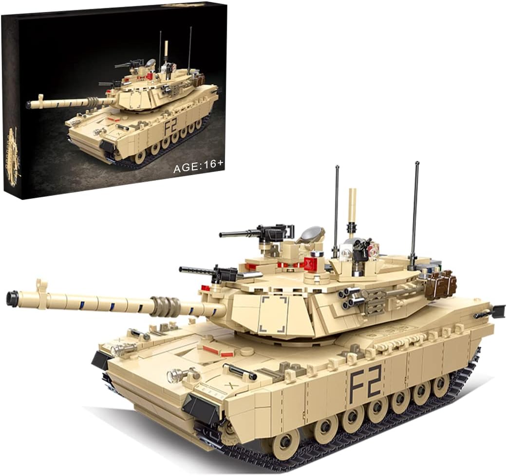 Technology Tank Building Blocks Kit M850 MOC Tank Clamping Blocks Model ...