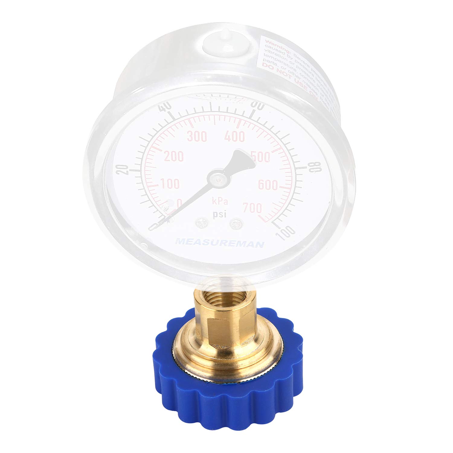 Amazon.com : MEASUREMAN Water Pressure Test Gauge Water Faucet Adaptor ...