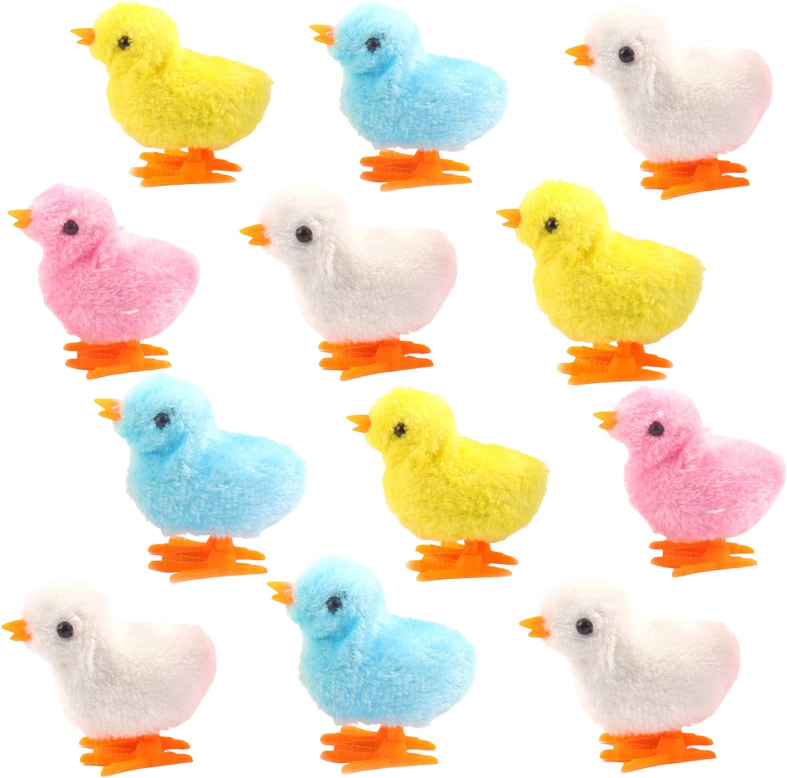 JOYIN 12 Pcs Filled Easter Eggs with Wind Up Chick Bunny Toys, Easter ...