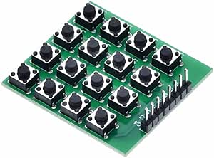1PCS 8pin 4x4 4x4 Matrix 16 Keypad Keyboard Breadboard Module 16 Button ...