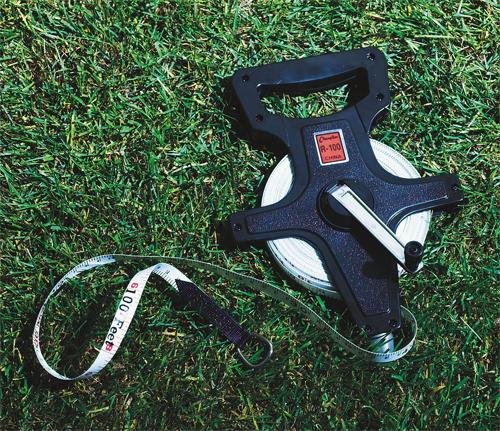 Buy Open Reel Measure Tape with Metal Spike, Hand Crank - Open Tape ...