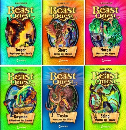 Beast Quest III. Staffel Band 13 bis 17 (13. Torgor Ungeheuer der ...