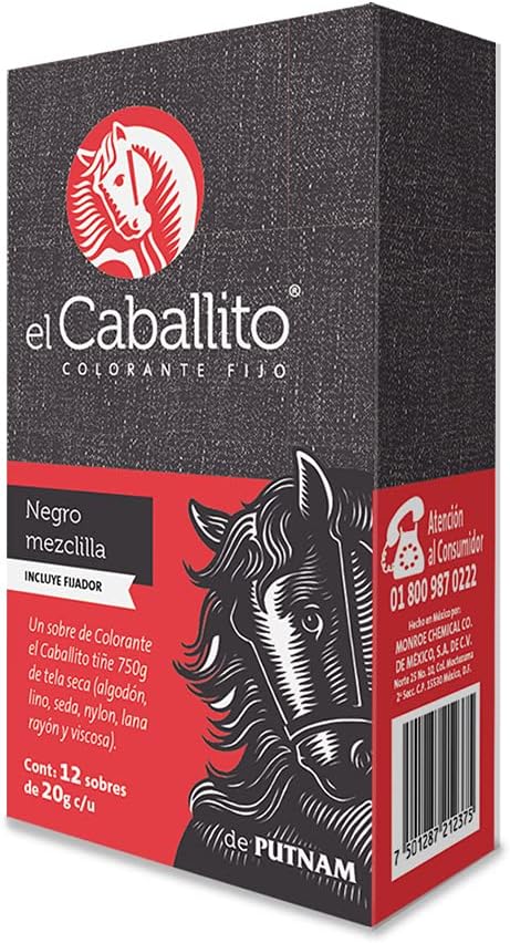 el Caballito, el único Colorante en Polvo para ropa color Violeta ...