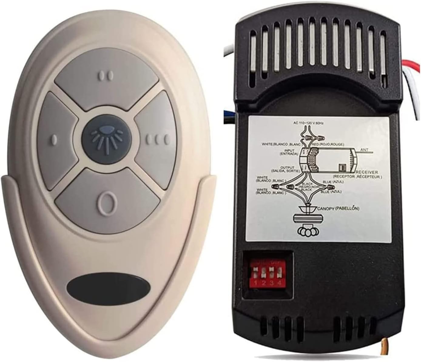 Ceiling Fan Remote Control Kit Replacement for Harbor Breeze Hunter ...