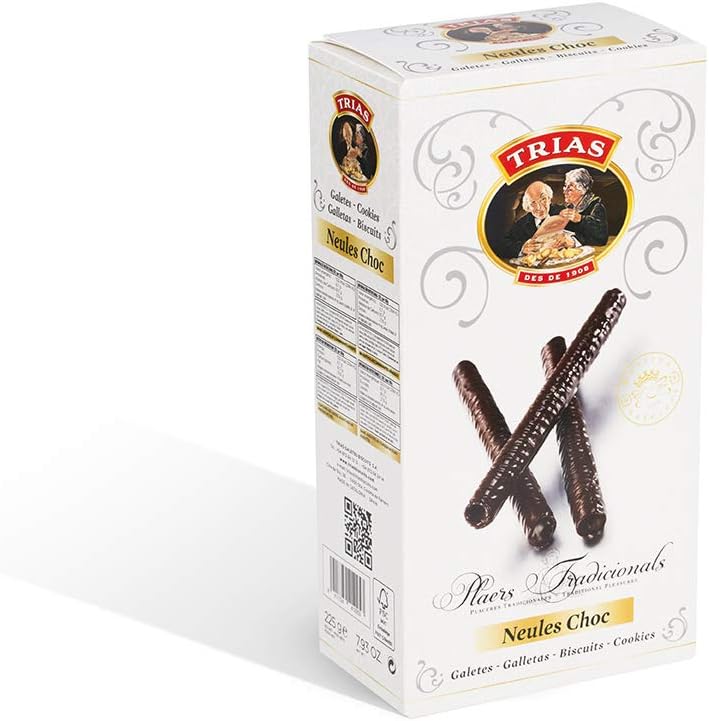 Trias Neules Choc Chocolate Wafer Rolls 225 g : Amazon.co.uk: Grocery