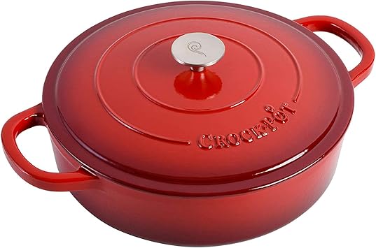 Amazon.com: Crock-Pot Crock Pot Artisan Enameled Cast Iron Braiser W ...