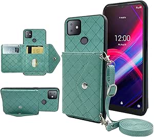 Amazon.com: Furiet Compatible with T-Mobile Revvl 4 Plus Wallet Case with Crossbody Shoulder ...