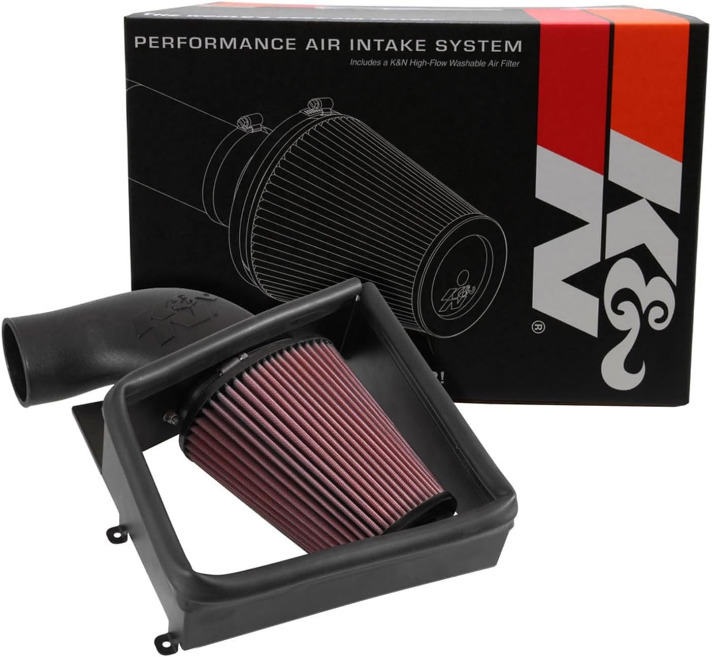 Amazon.com: High Performance Parts Cold Air Intake Kit & Black Filter ...